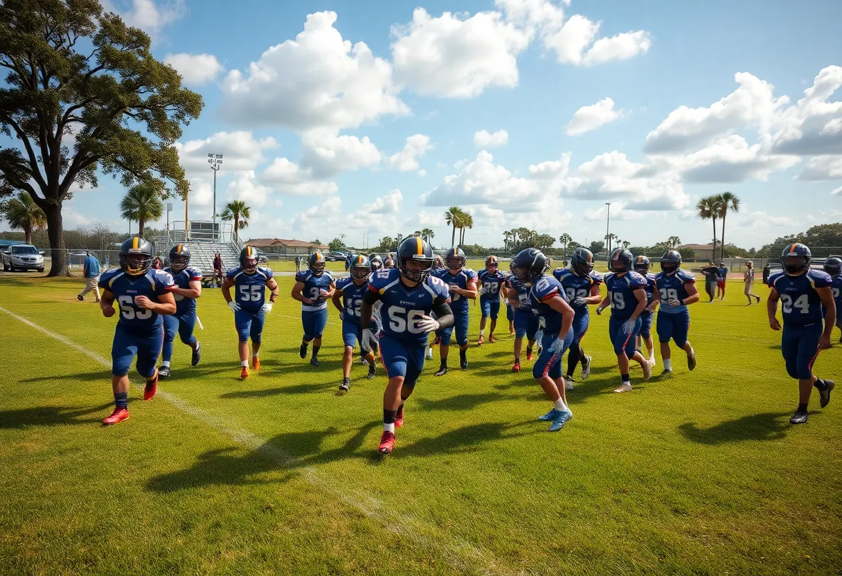 New High School Football Team at First Baptist Christian Academy