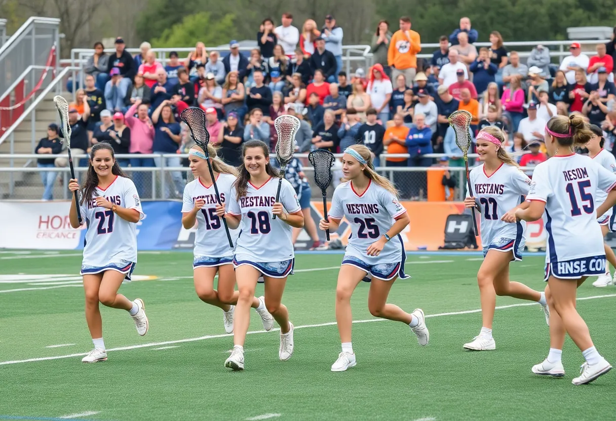 Sturgeon Heights Huskies lacrosse Double Championship Win