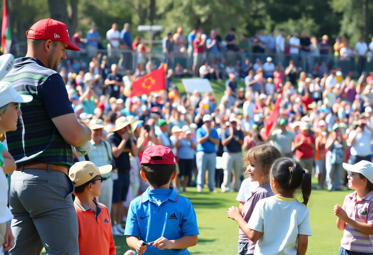 Westfield's Will Harvey at LIV Golf Pro-Am Event
