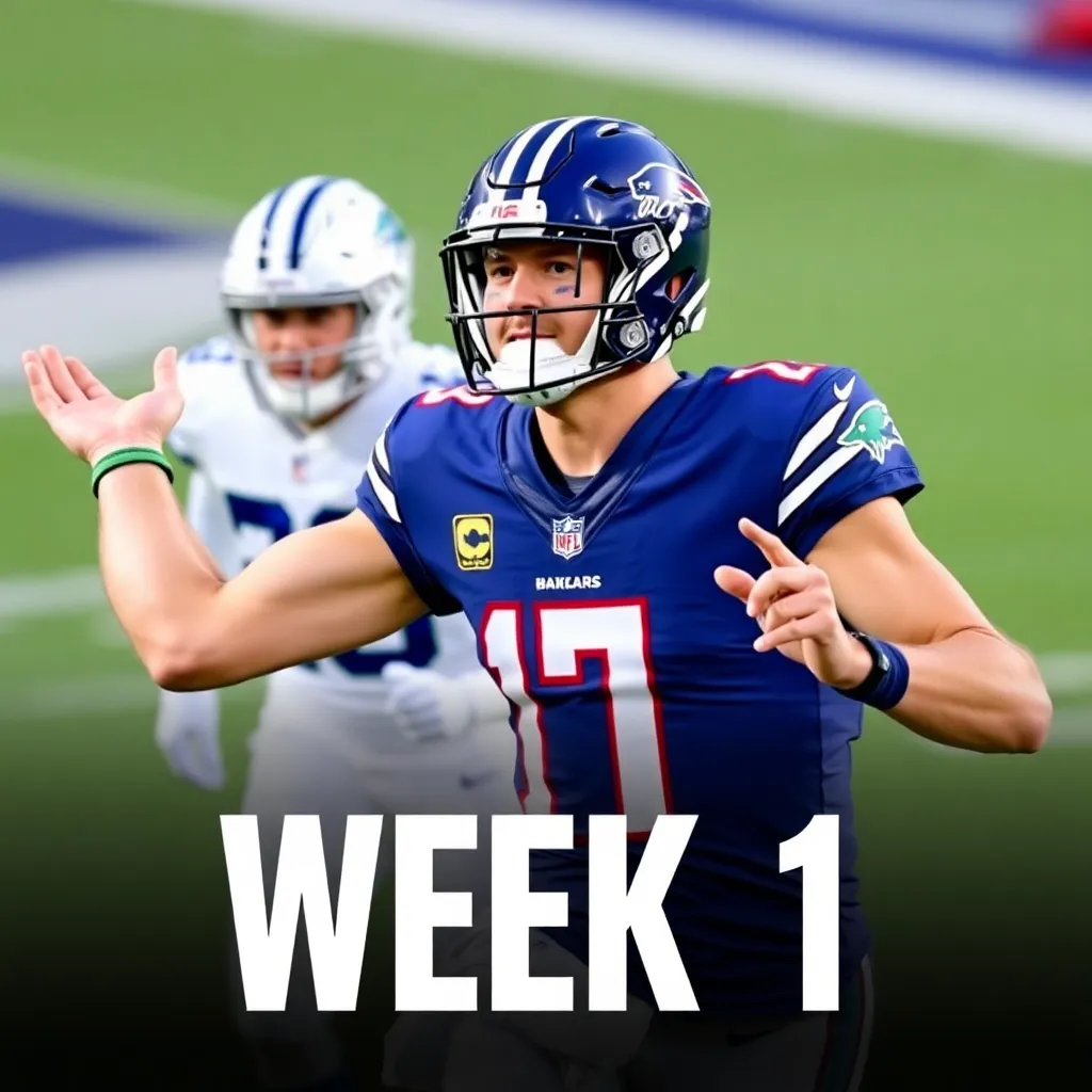 2025 NFL Season: Week 1's Exciting Starts & Top Performances