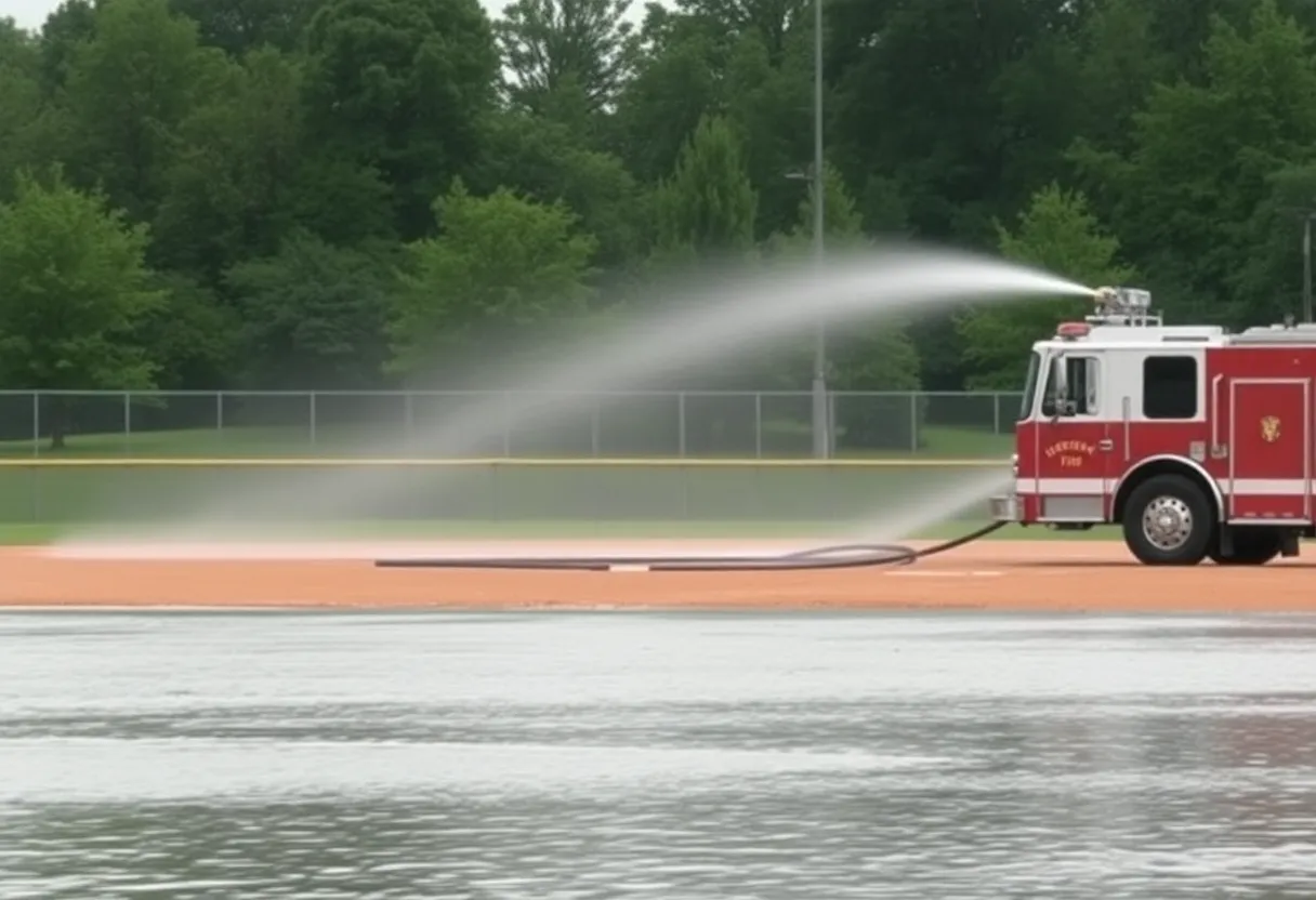 Firefighters Charged for Flooding Baseball Field in Maryland
