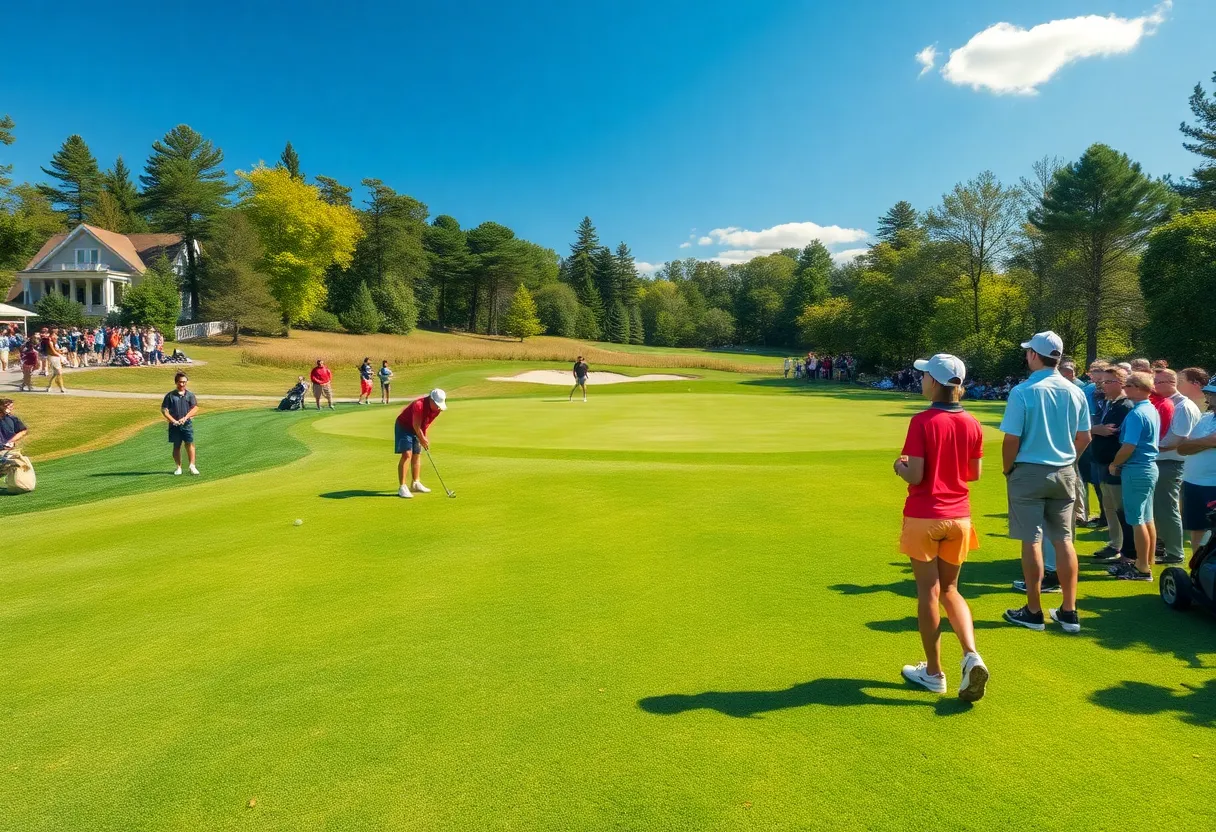 High School Golf Sectionals Showcase Talent in Eastern Mass